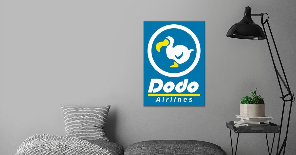 'Dodo Airlines' Poster by Retro Freak | Displate