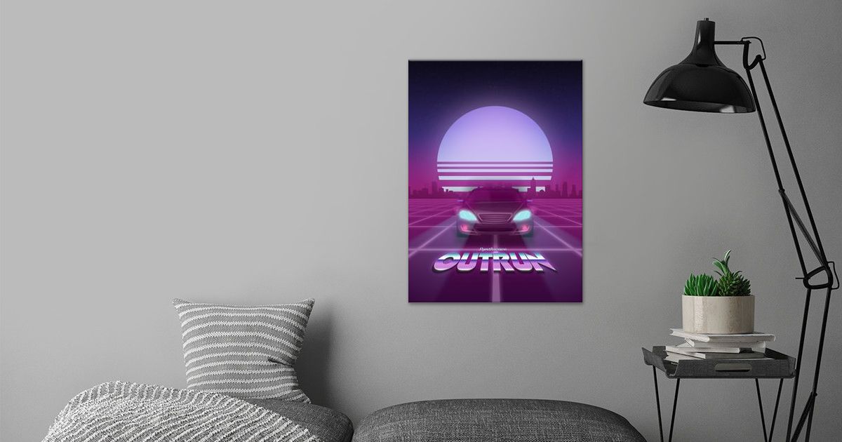 'Outrun' Poster by Armstrong | Displate
