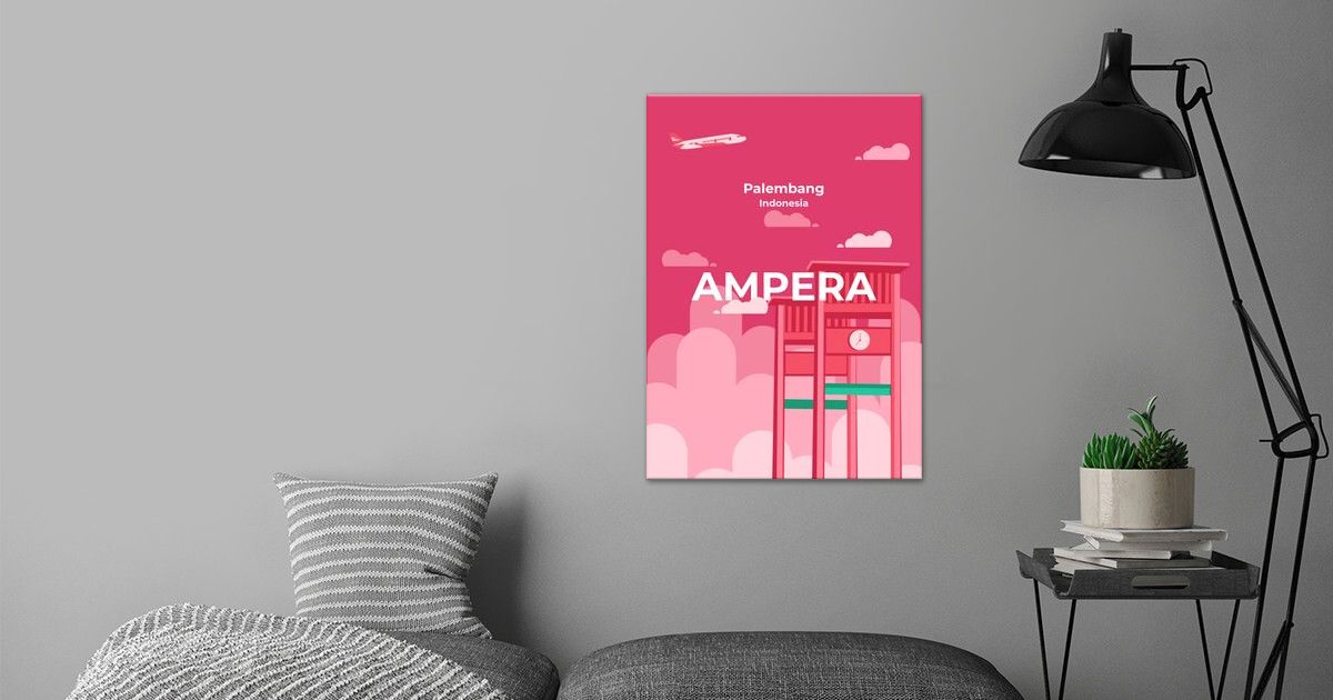 'Iconic Ampera' Poster by vectorhelowpal official displate store | Displate