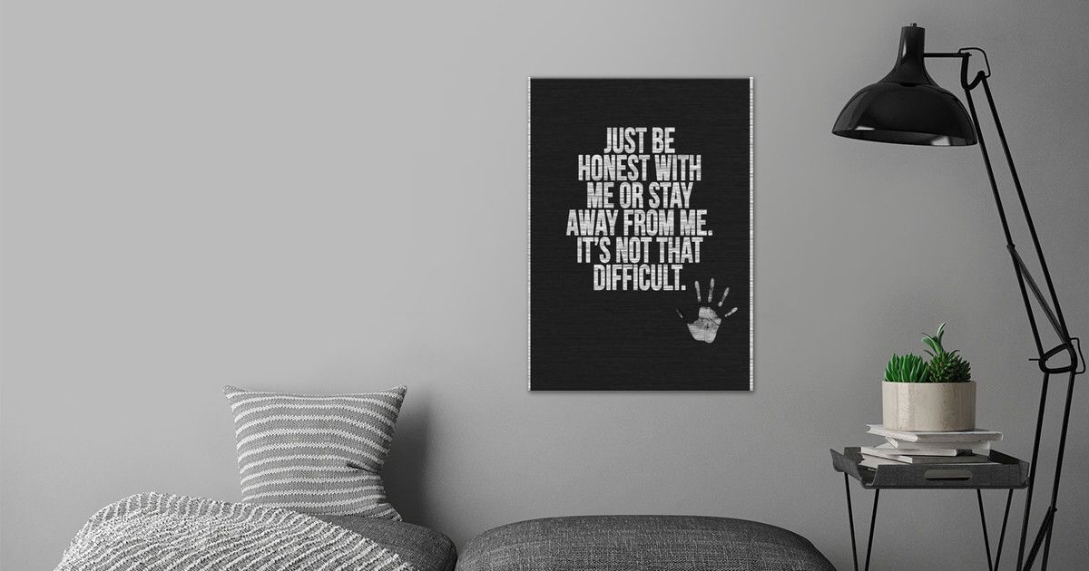 'Honest ' Poster by JanaeAguilar | Displate