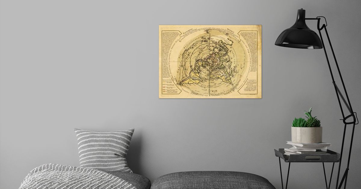 'World Map 1756' Poster by Janice M | Displate
