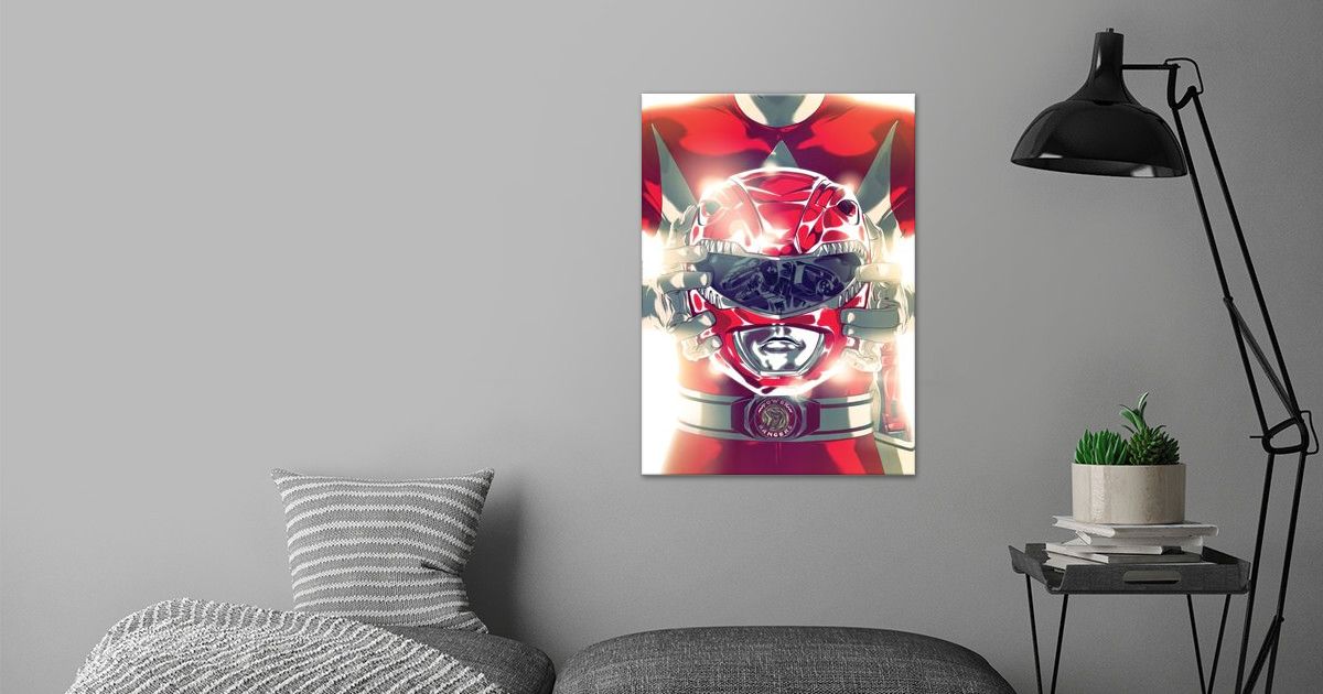 'Red Character' Poster by Power Rangers | Displate