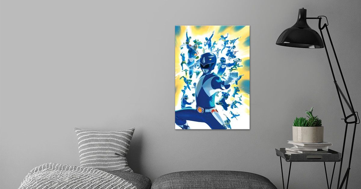 'Blue Power Ranger' Poster by Power Rangers | Displate