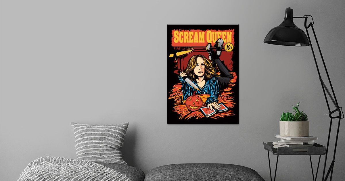 'Slasher Fiction' Poster by Dale Hutchinson | Displate