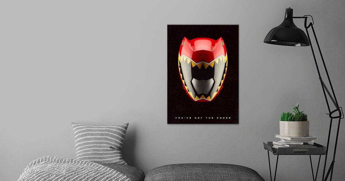 'Dino Charge Red Ranger' Poster by Power Rangers | Displate