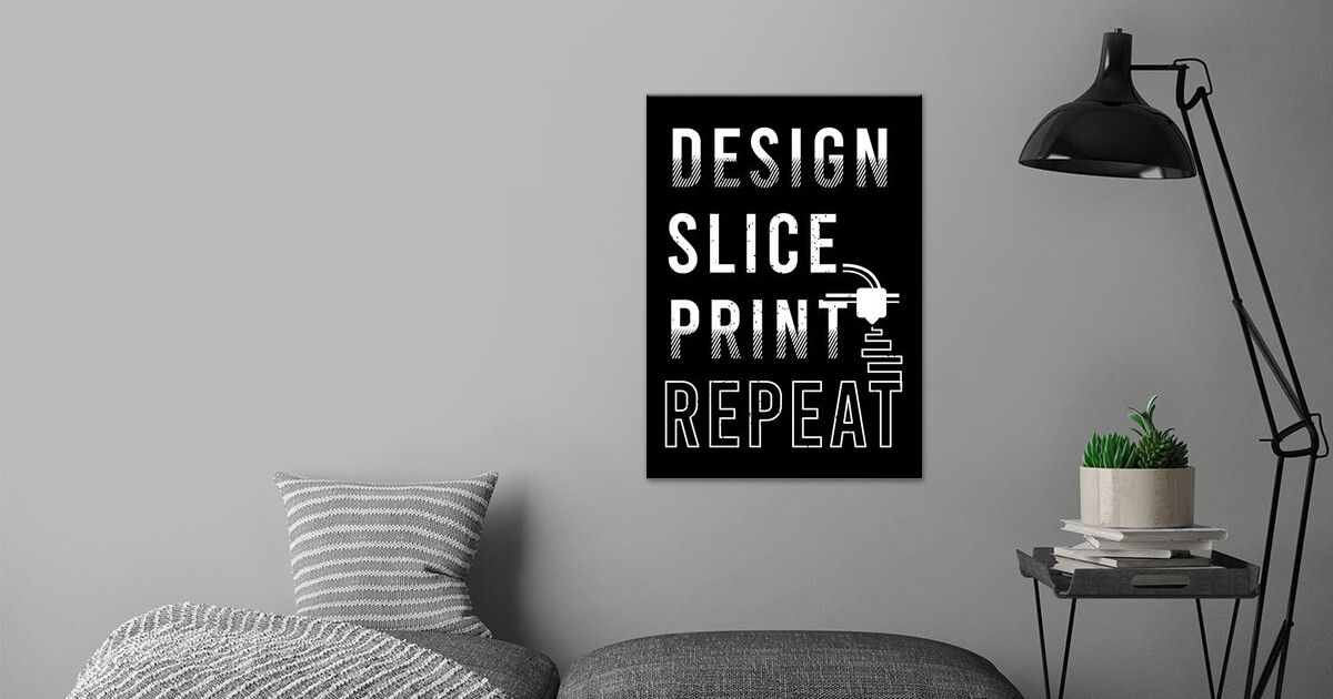 '3D Printing 3D Printer' Poster by Alley Field | Displate