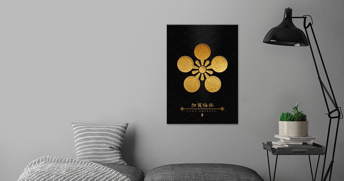 'Kaga Umebachi Kamon' Poster by Takeda Art | Displate