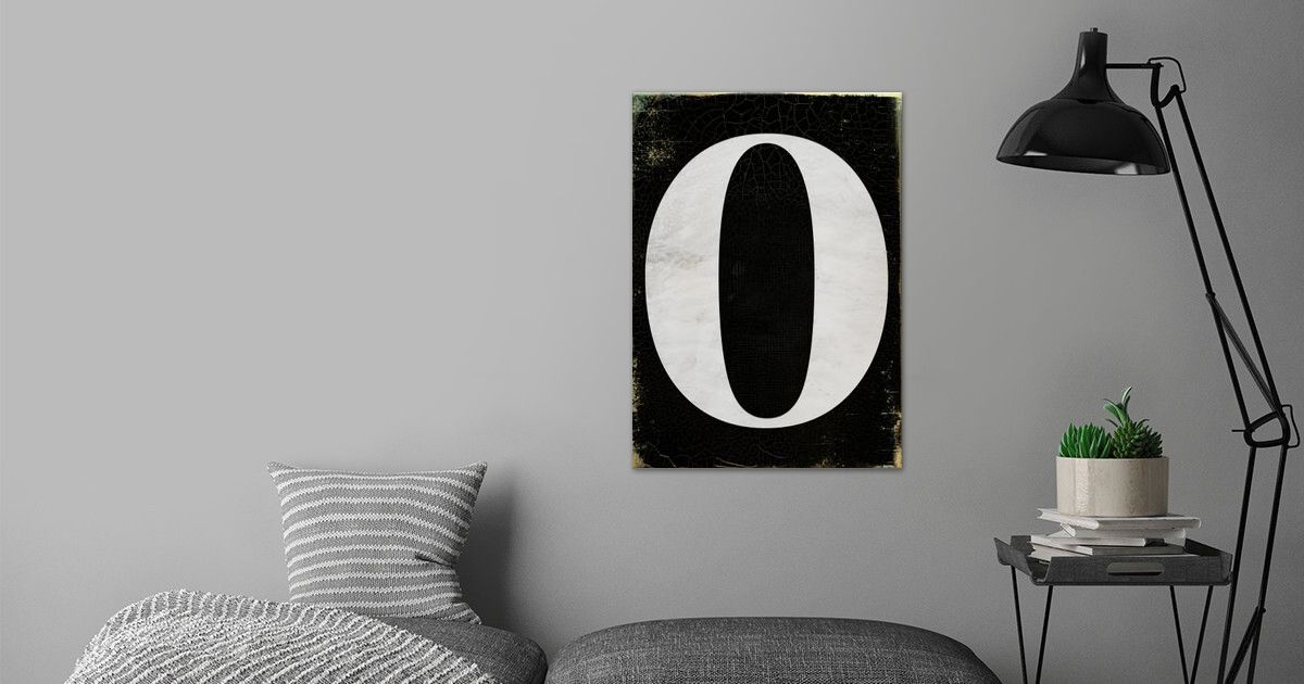 'NUMBER ZERO' Poster by Studiosix | Displate