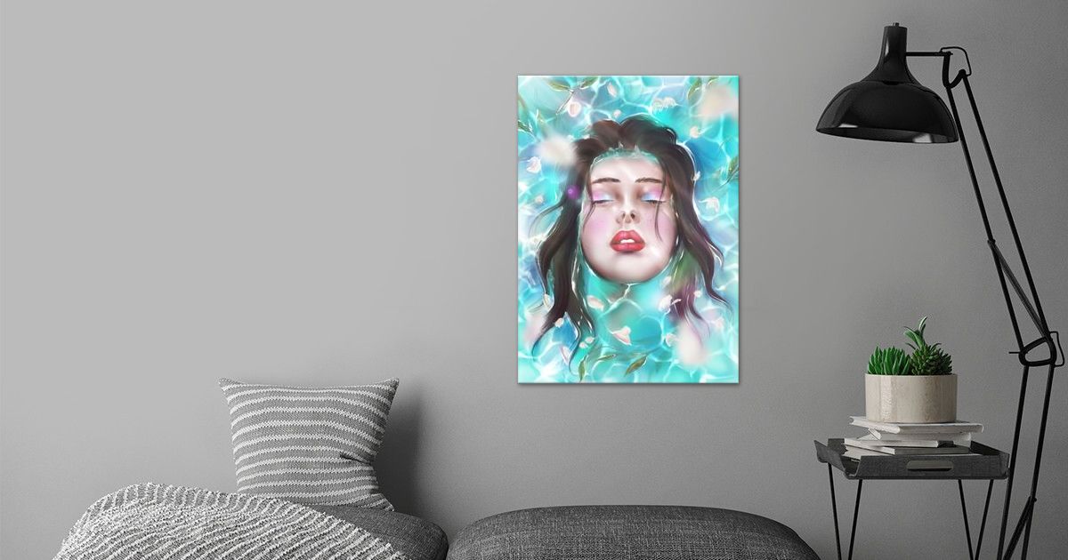 'FLOATING SOUL' Poster by sachiarts | Displate