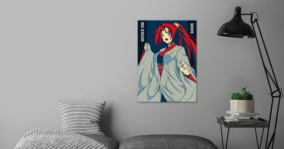'Shion The Wicked Oni Slime' Poster by Hidayah Creative | Displate