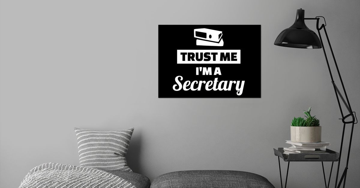 'Secretary' Poster by Designzz | Displate
