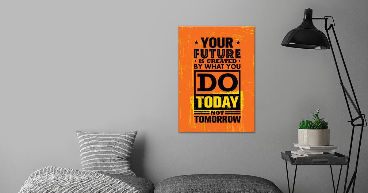 'Your future' Poster by Queensy Collin | Displate
