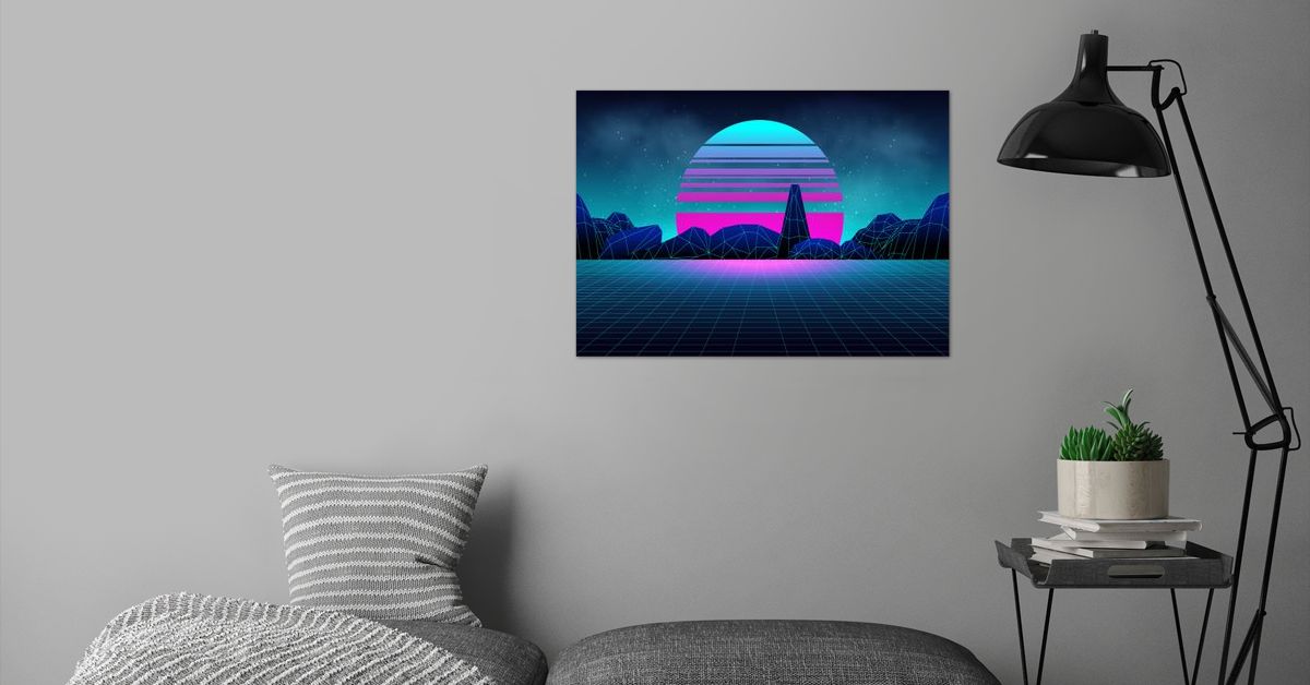'Arcade landscape' Poster by Designersen | Displate