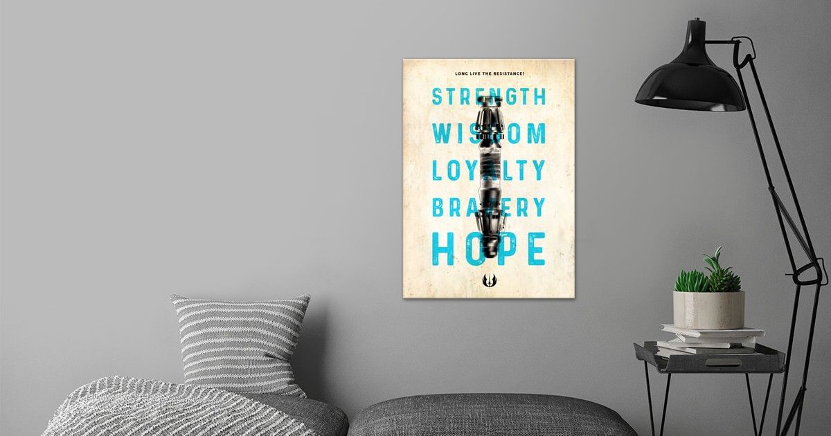 'Long live the resistance' Poster by Star Wars | Displate