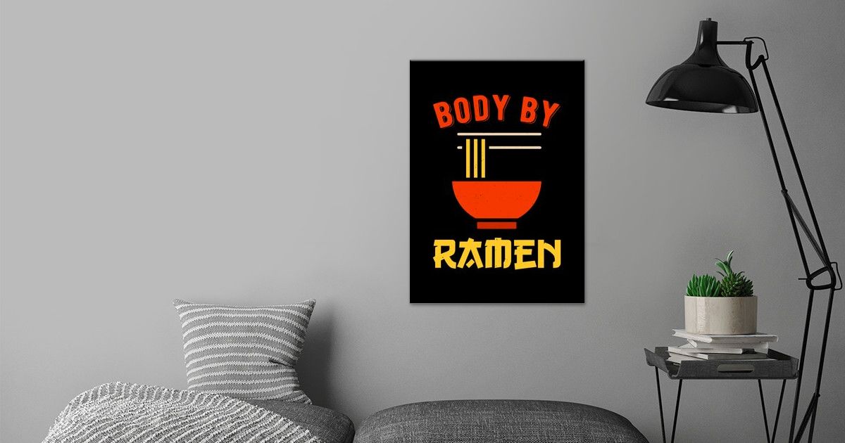 'Ramen Lover Quote' Poster by Visualz | Displate