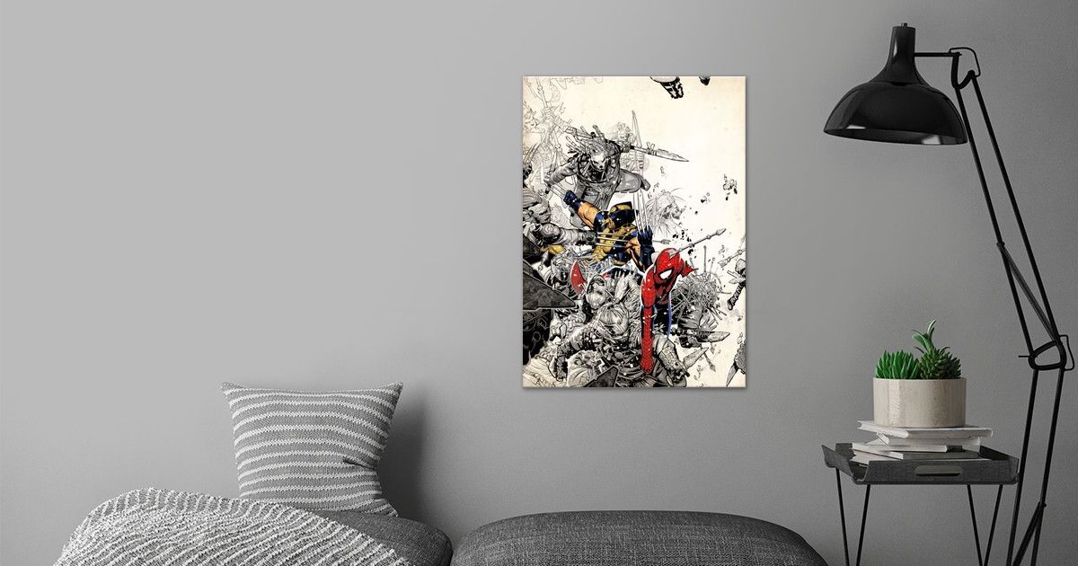'Fight' Poster by Marvel | Displate