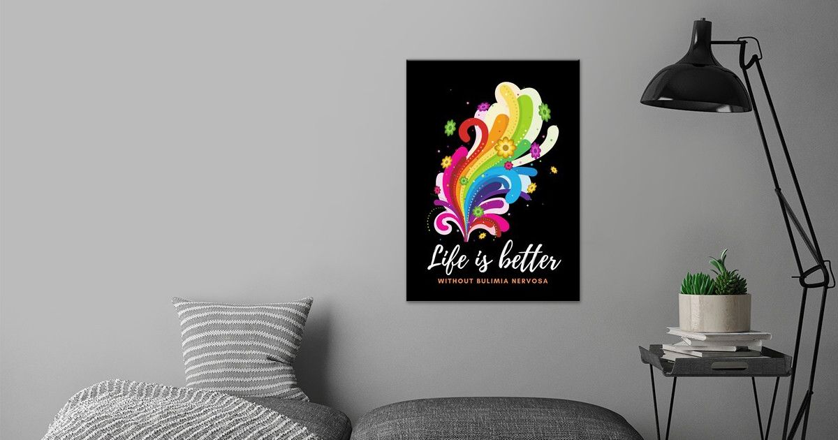 'Bulimia nervosa' Poster by Lukes Pixel Studio | Displate