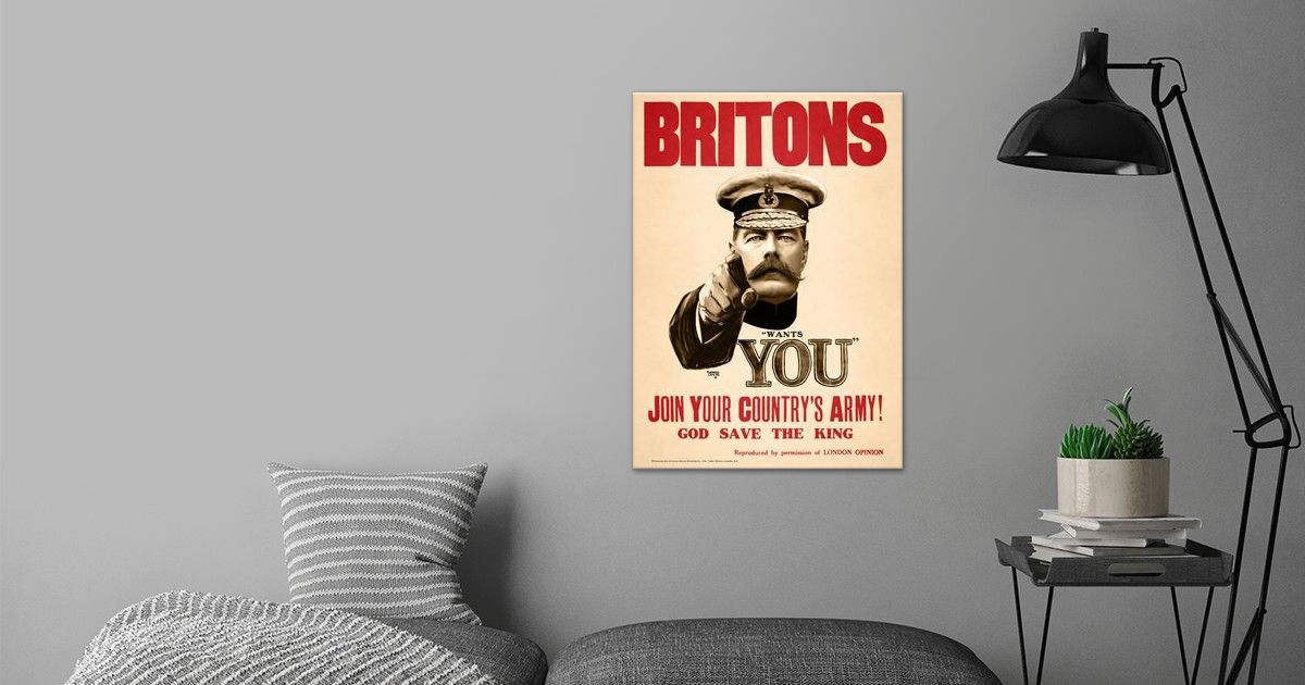 'Britons Wants You poster' Poster by Mirror Images | Displate