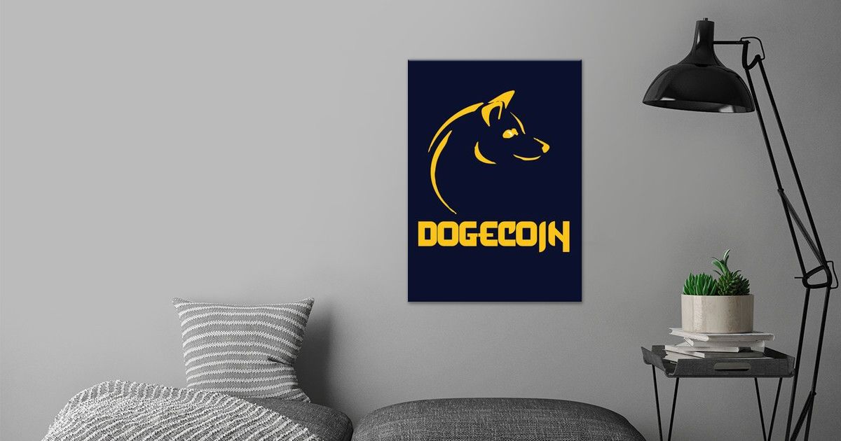 'YELLOW DOGE LOGOS' Poster by Oizy Production | Displate