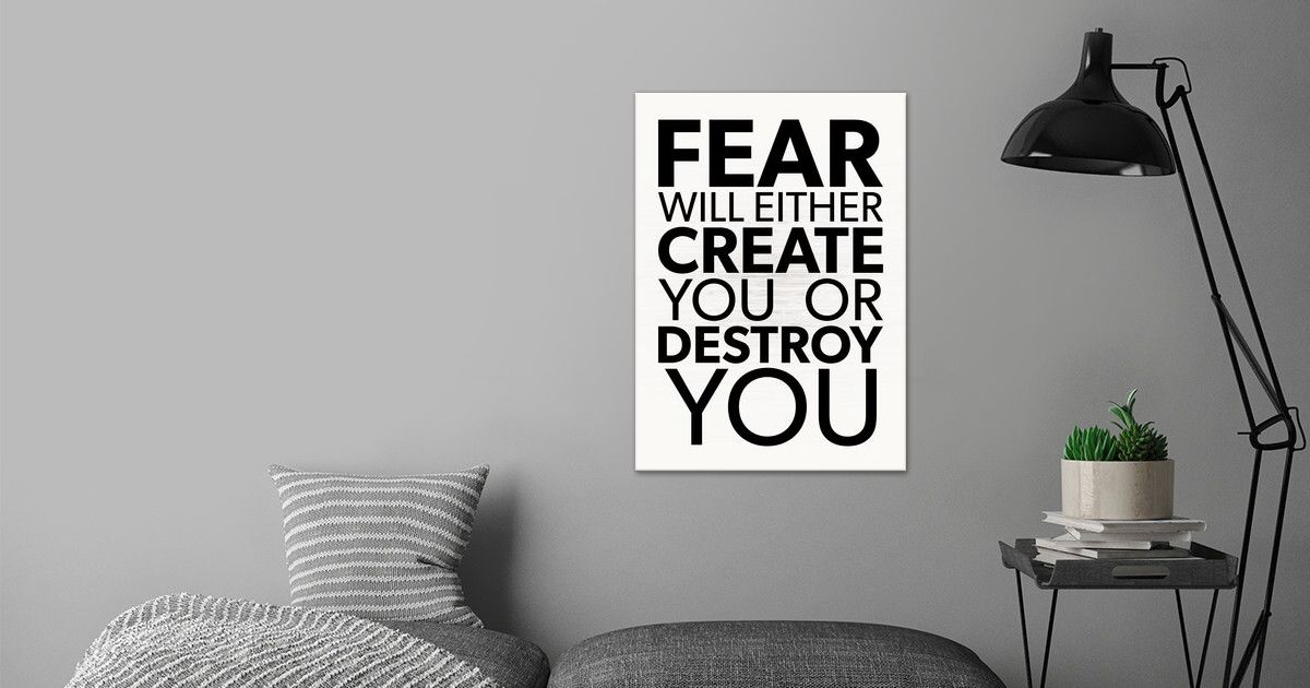 'Fear' Poster by CHAN | Displate