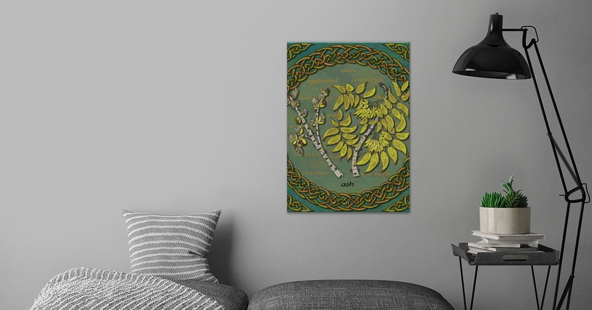 'Celtic Ash Tree' Poster by Lotti Brown | Displate