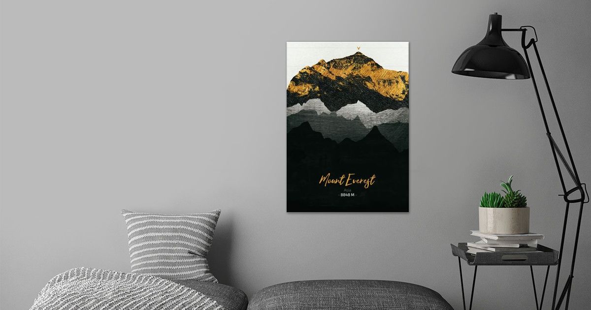 'Seven Summits Everest' Poster by Tobias Roetsch | Displate