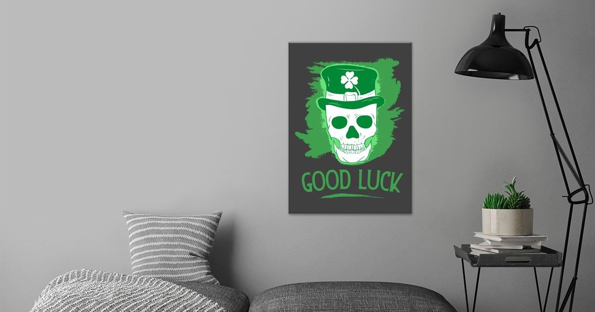 'Good Luck Skeleton' Poster by BeMi | Displate