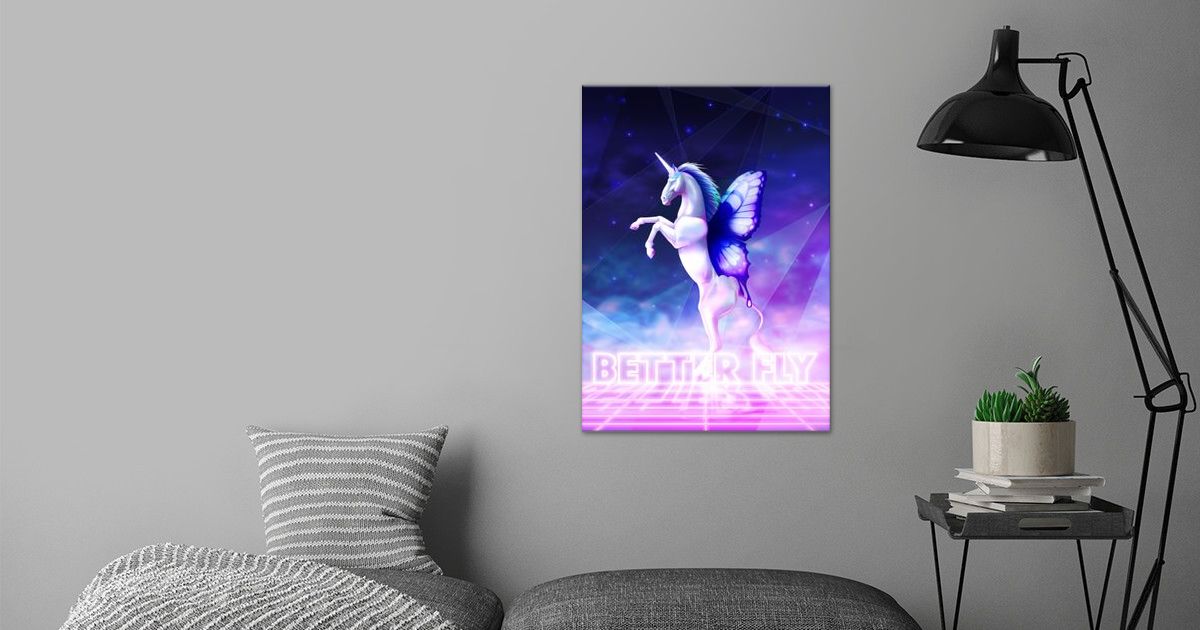 'BETTER FLY' Poster by Melubillus | Displate