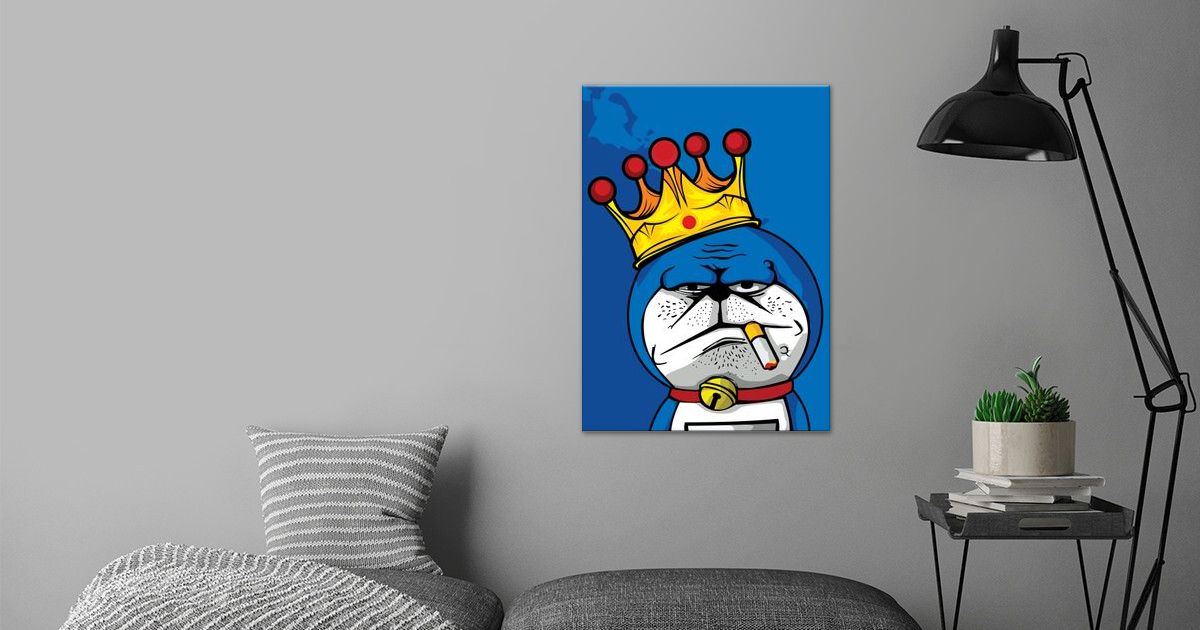 'Doraemon Smoking' Poster by Design Droplet | Displate