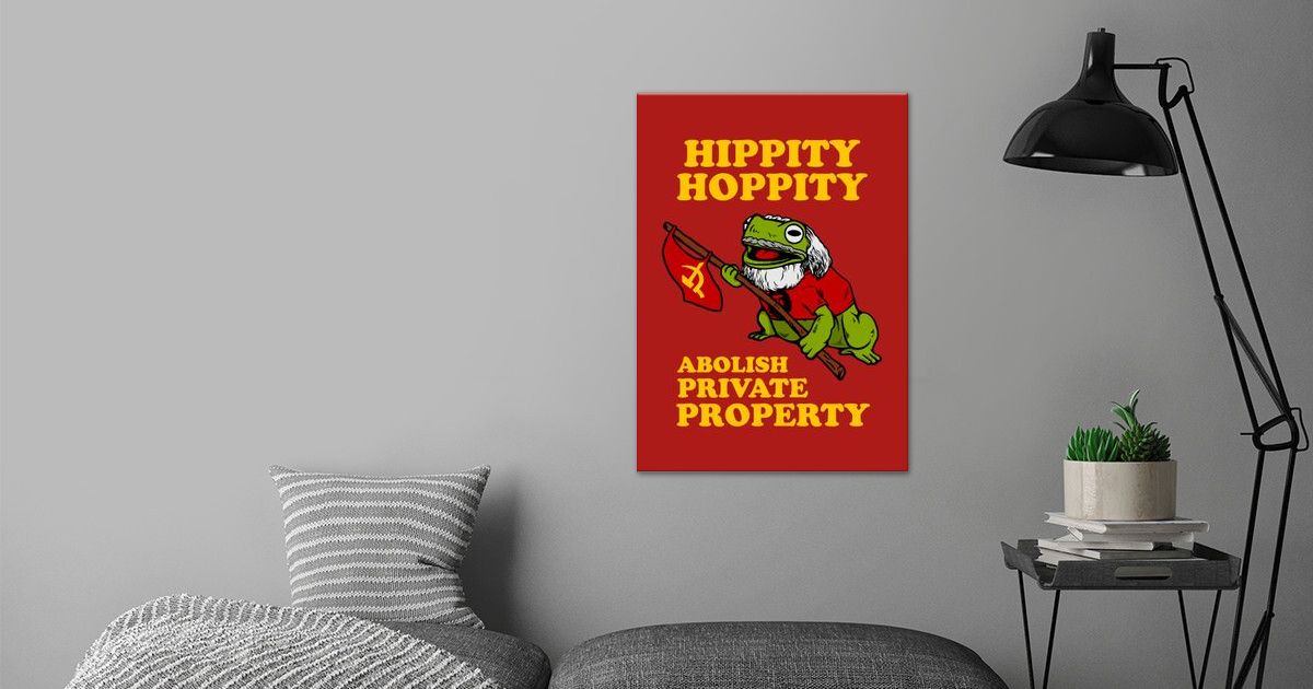 'Hippity Hoppity Frog Meme' Poster by Yipptee | Displate