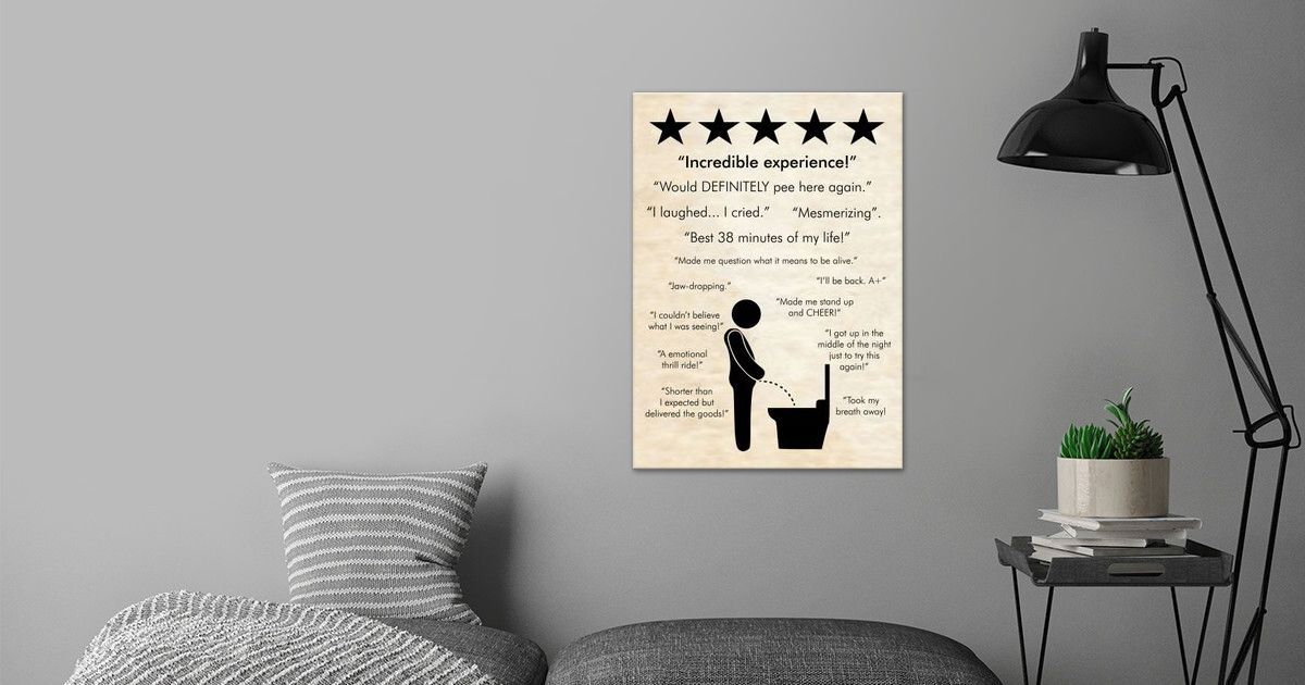'INCREDIBLE PEE CRAFT' Poster by Atomic Chinook | Displate