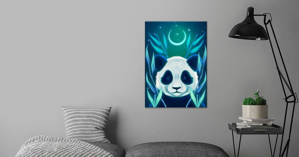 'Panda Forest Guardian' Poster by Zuzana Ziakova | Displate