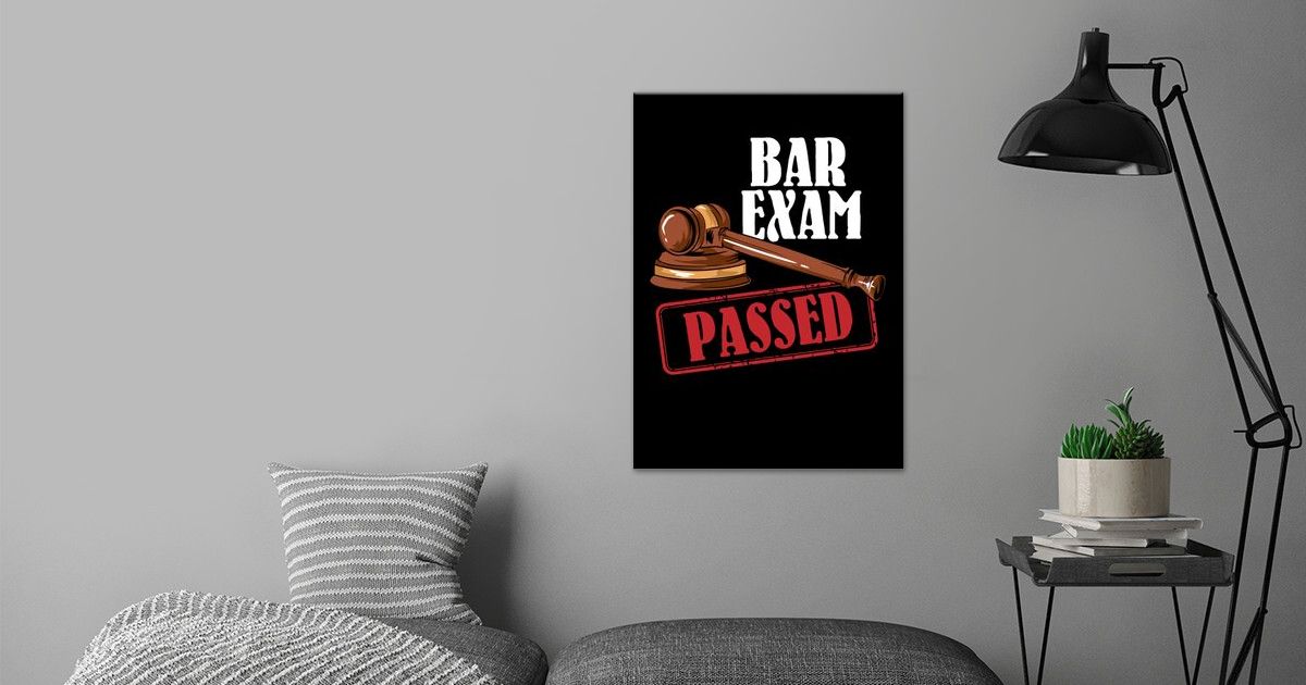 'Bar Exam Passed' Poster by Uwe Seibert | Displate