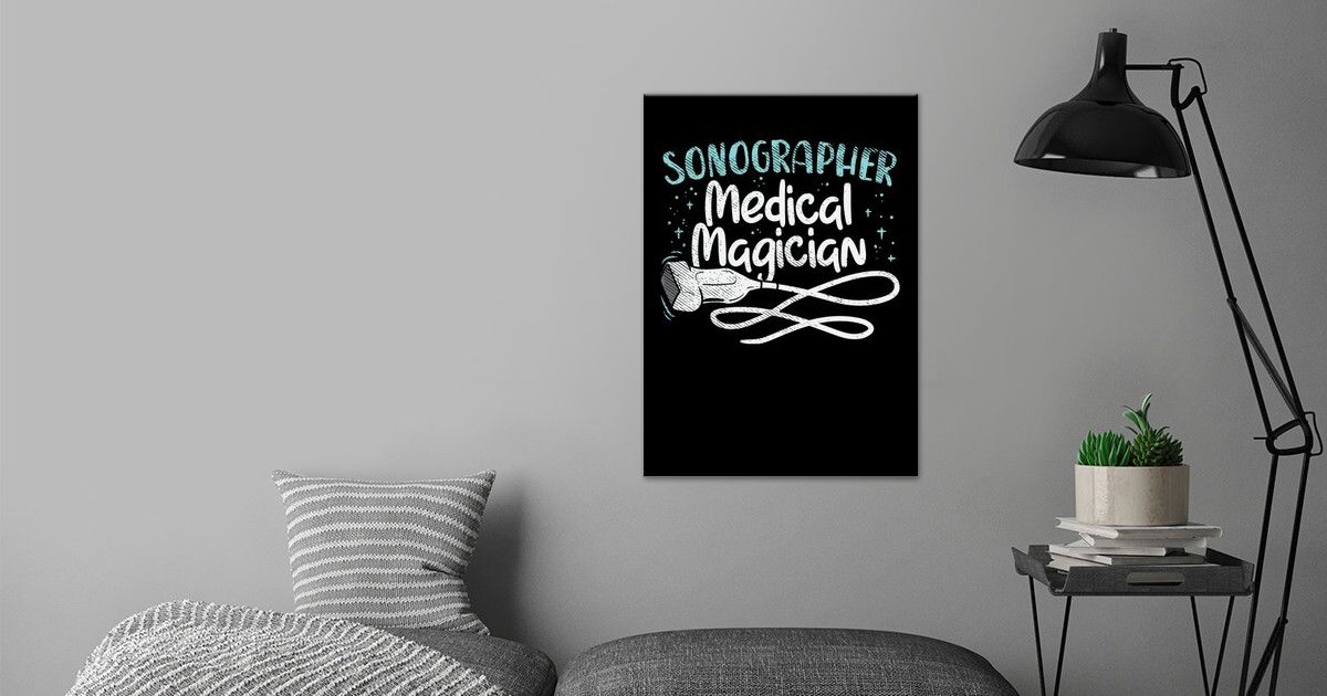 'Sonographer Medical' Poster by Uwe Seibert | Displate