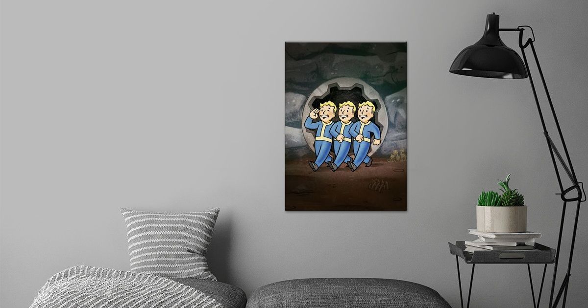 'Enter the Vault' Poster by Fallout | Displate