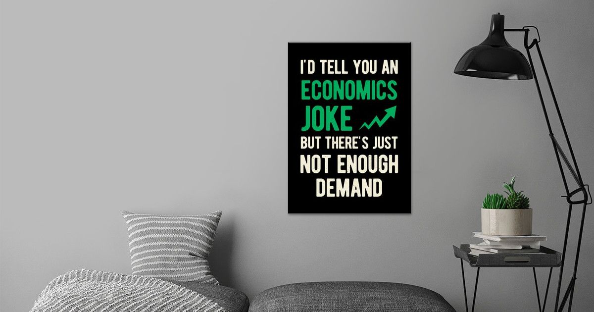 'Funny Economics' Poster by Visualz | Displate