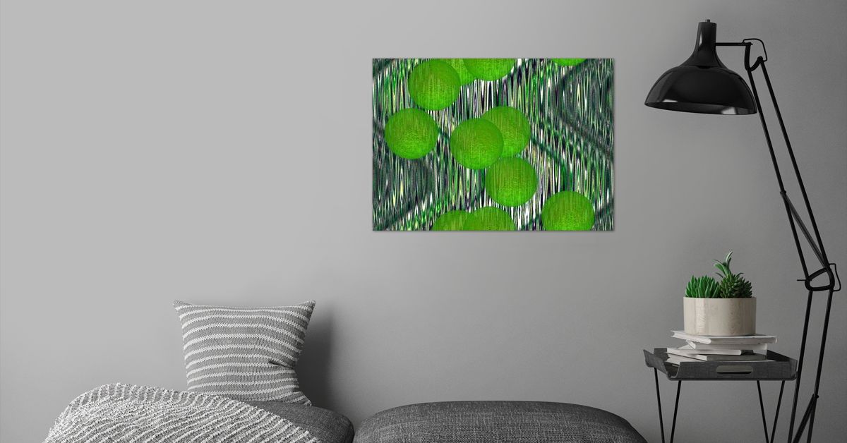 'Green Matter' Poster by Mimulux Patricia No | Displate