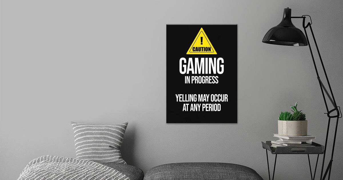 'Gaming In Progress' Poster by Conceptual Photography | Displate