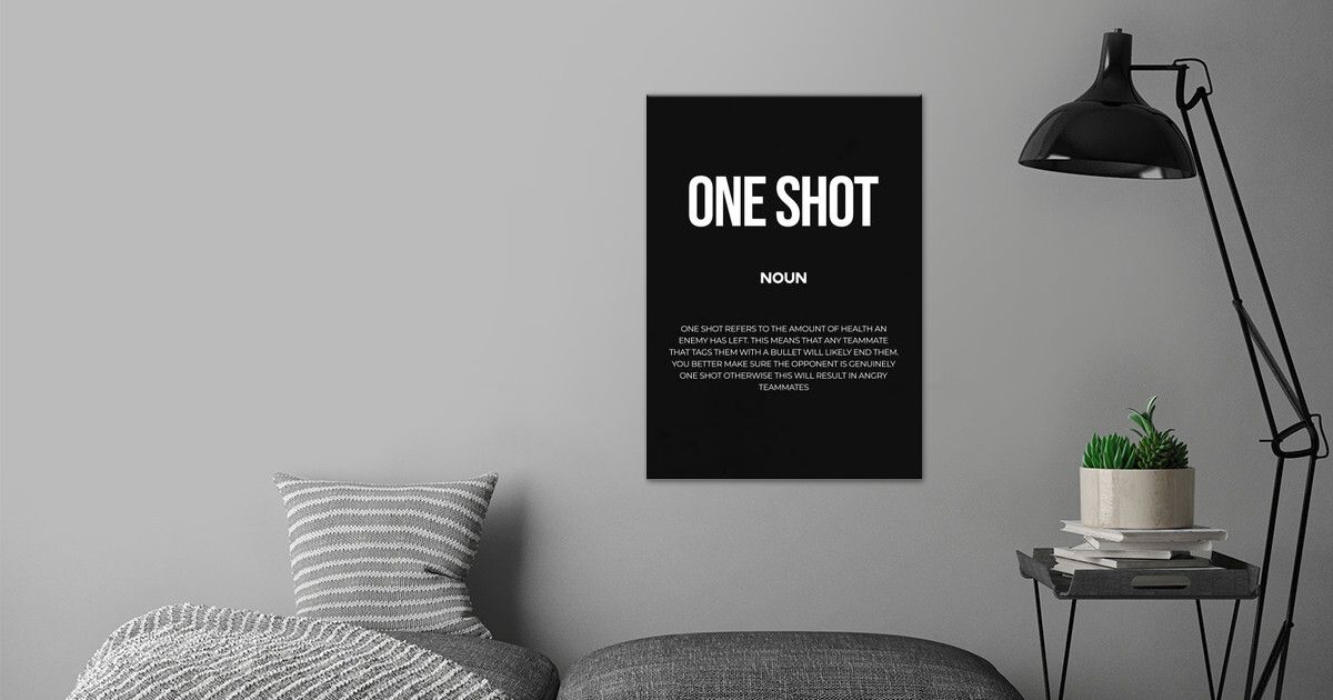 'One Shot' Poster by Conceptual Photography | Displate