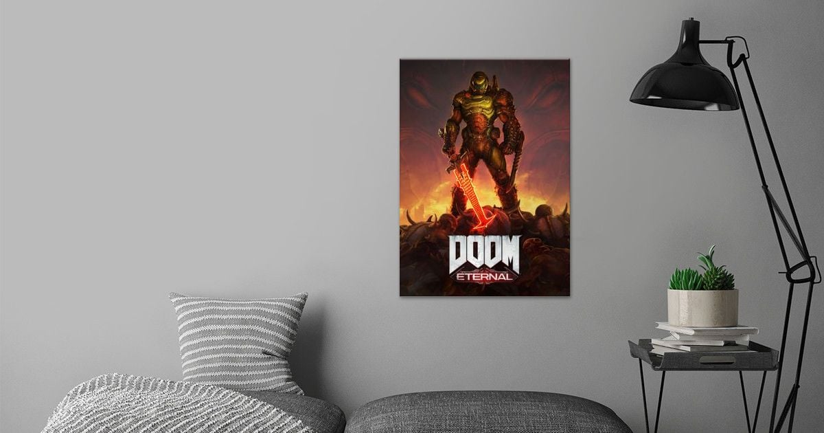 'The DOOM Slayer Logo' Poster by DOOM | Displate