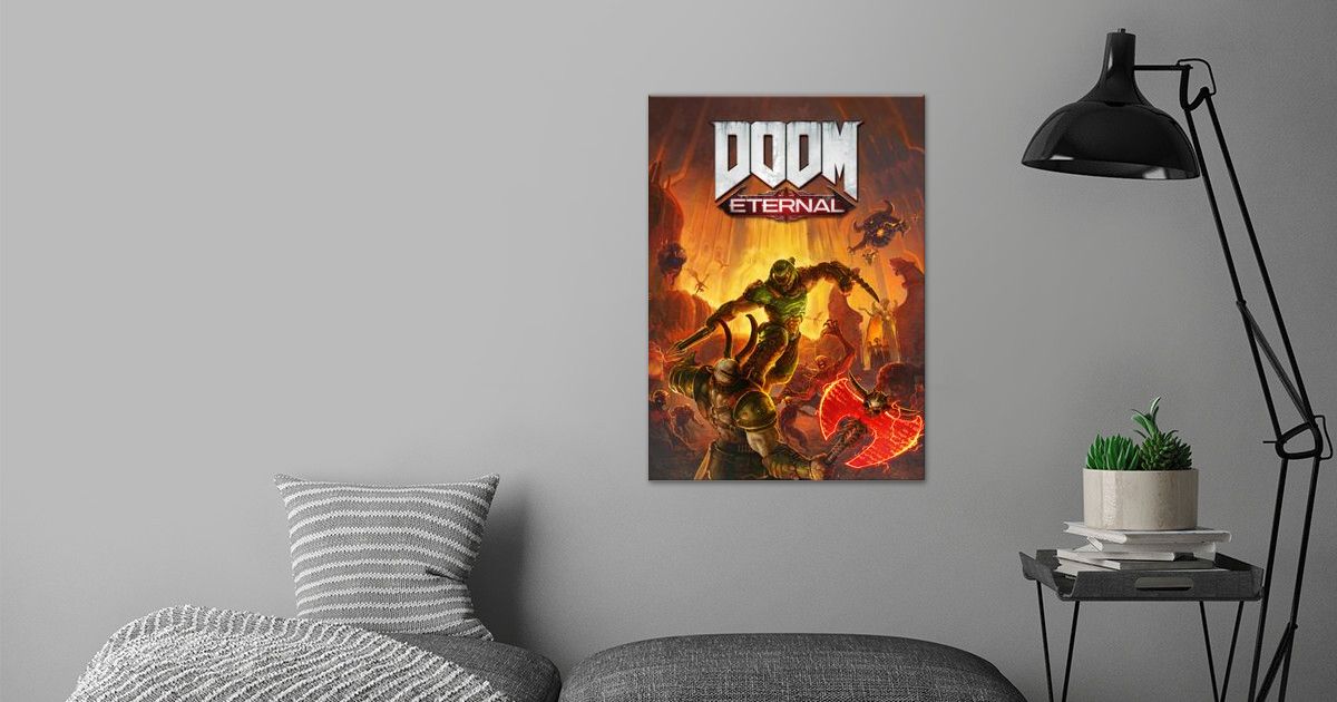 'DOOM Eternal Logo' Poster by DOOM | Displate