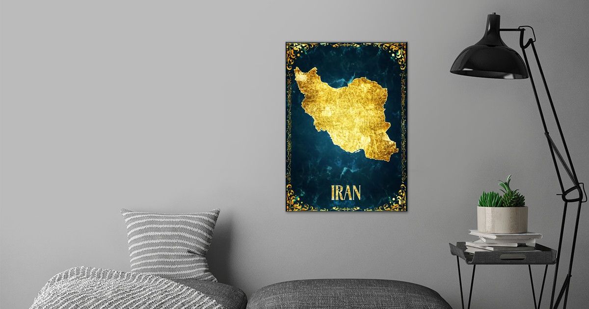 'iran' Poster by SplashDesign | Displate