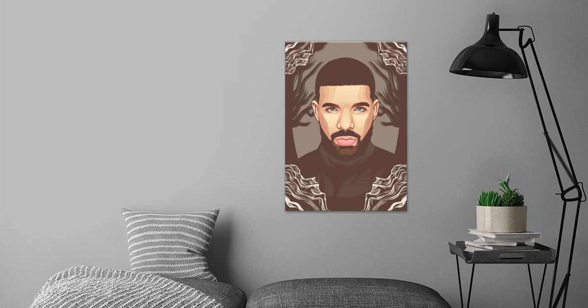 'Drake Rapper' Poster by Colorize Studio | Displate