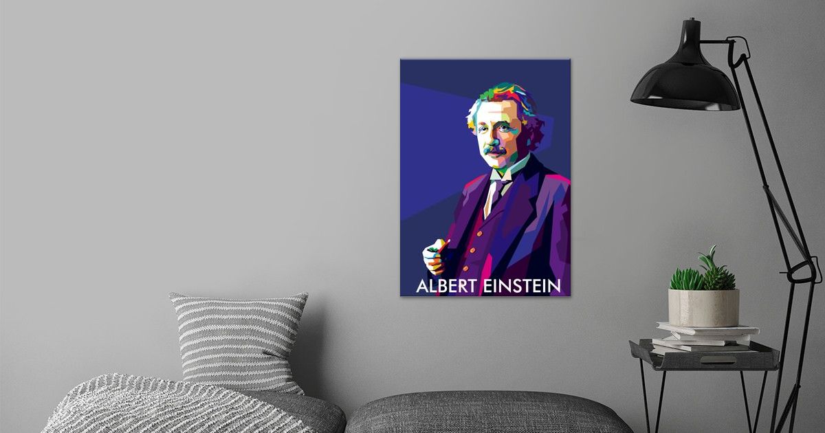 'albert einstein' Poster by Aris Sudiarto | Displate
