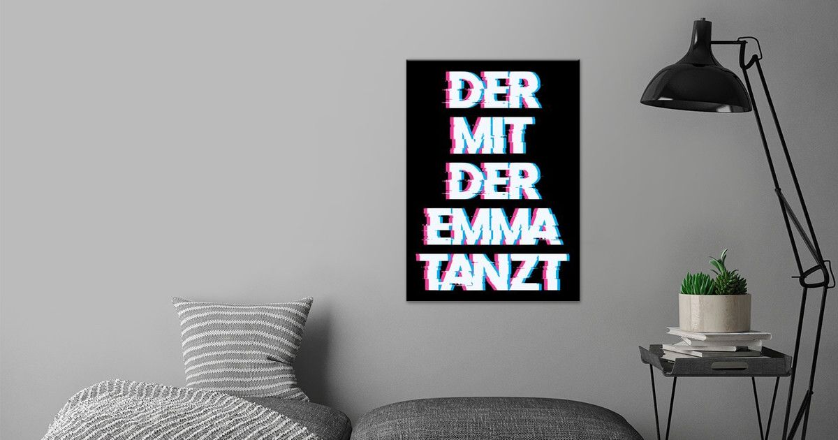 'Hardtekk German Techno' Poster by Sebastian Wünsche | Displate