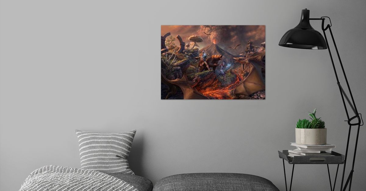 'Morrowind Warriors' Poster by The Elder Scrolls | Displate