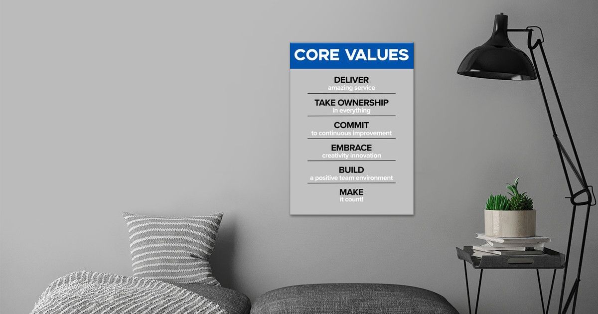 'Core Values' Poster by Conceptual Photography | Displate