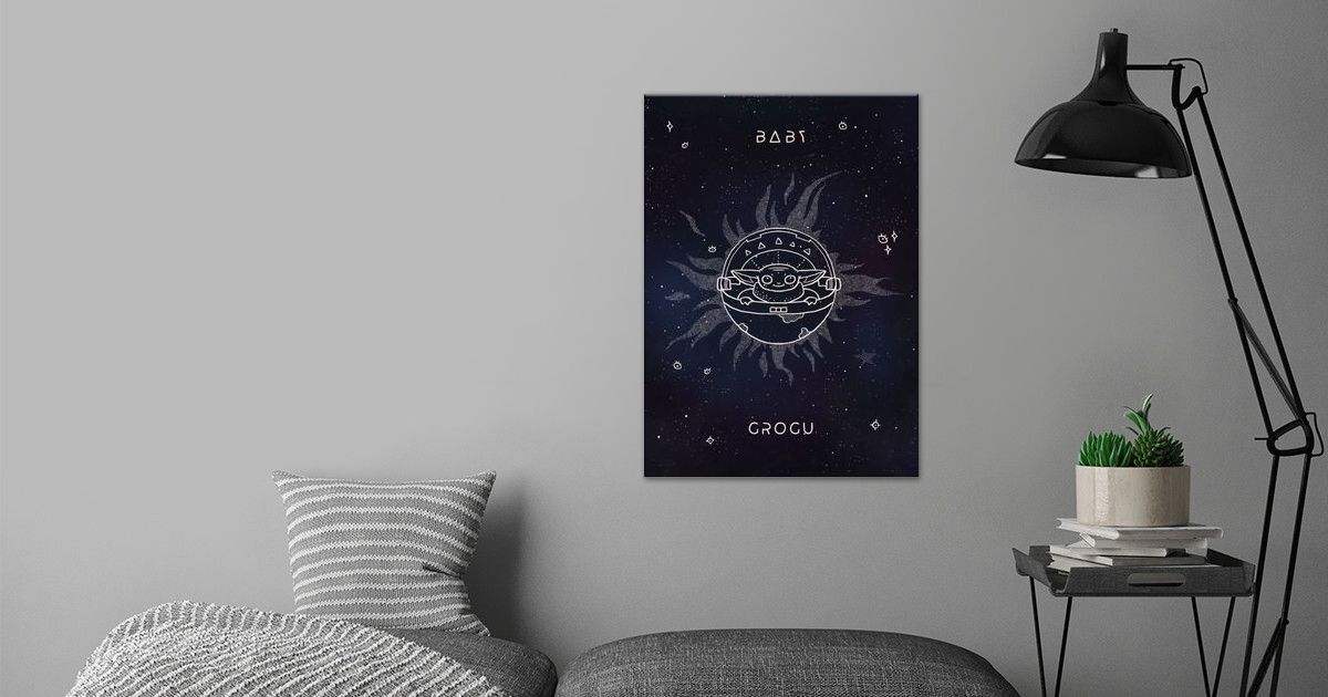 'Baby Grogu In The Cradle' Poster by Star Wars | Displate