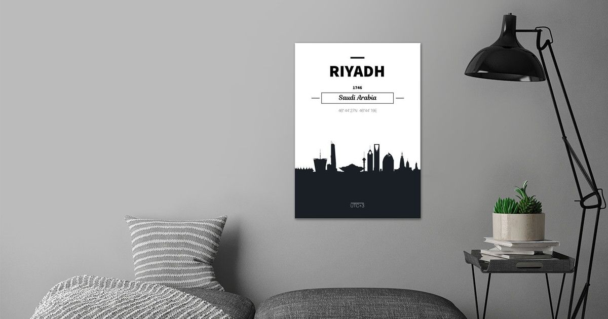 'Riyadh Saudi Arabia' Poster by Designersen | Displate