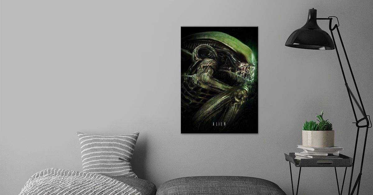 'Alien Mouth Profile ' Poster by Alien | Displate